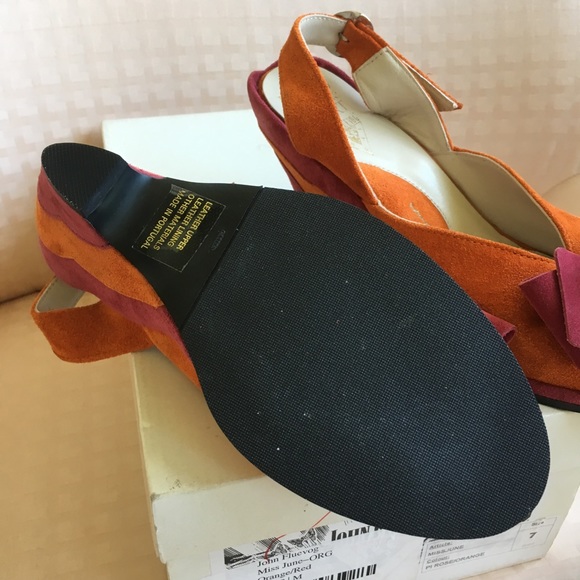 John Fluevog | Shoes | Nib Nwt John Fluevog Miss June Suede Sandals ...